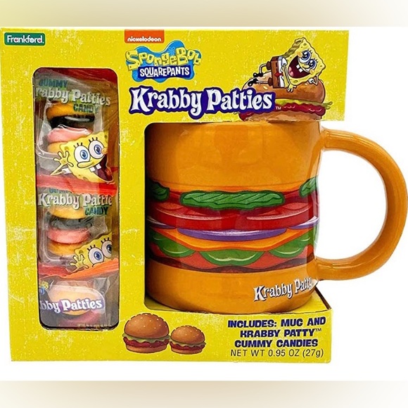 SpongeBob Squarepants | Dining | Spongebob Squarepants Krabby Patty Mug ...